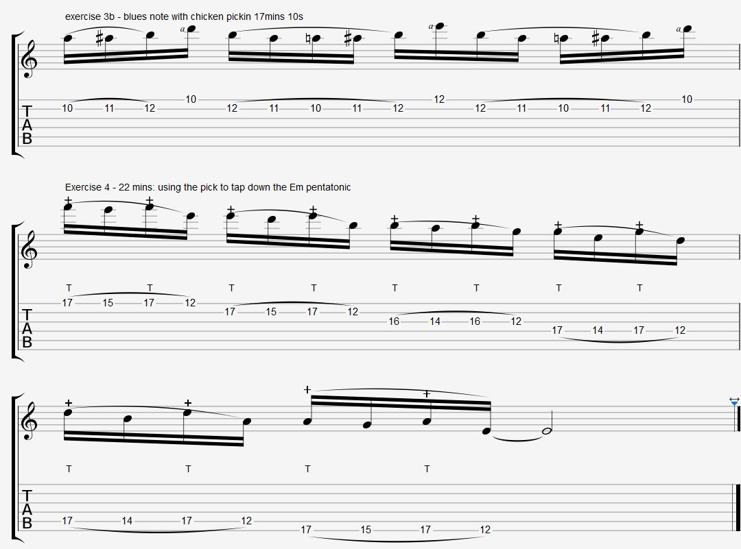 Guitar Lesson 19b: Legato exercises inspired by Joe Satriani, some with ...